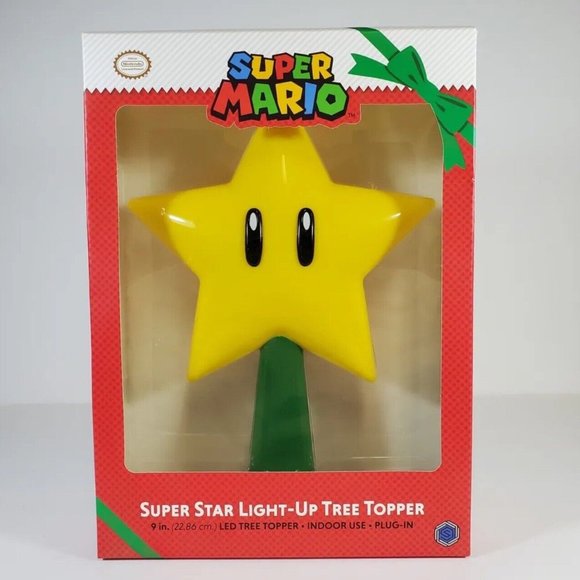 Nintendo | Holiday | Nintendo Super Mario 9 Super Star Light Up Led ...